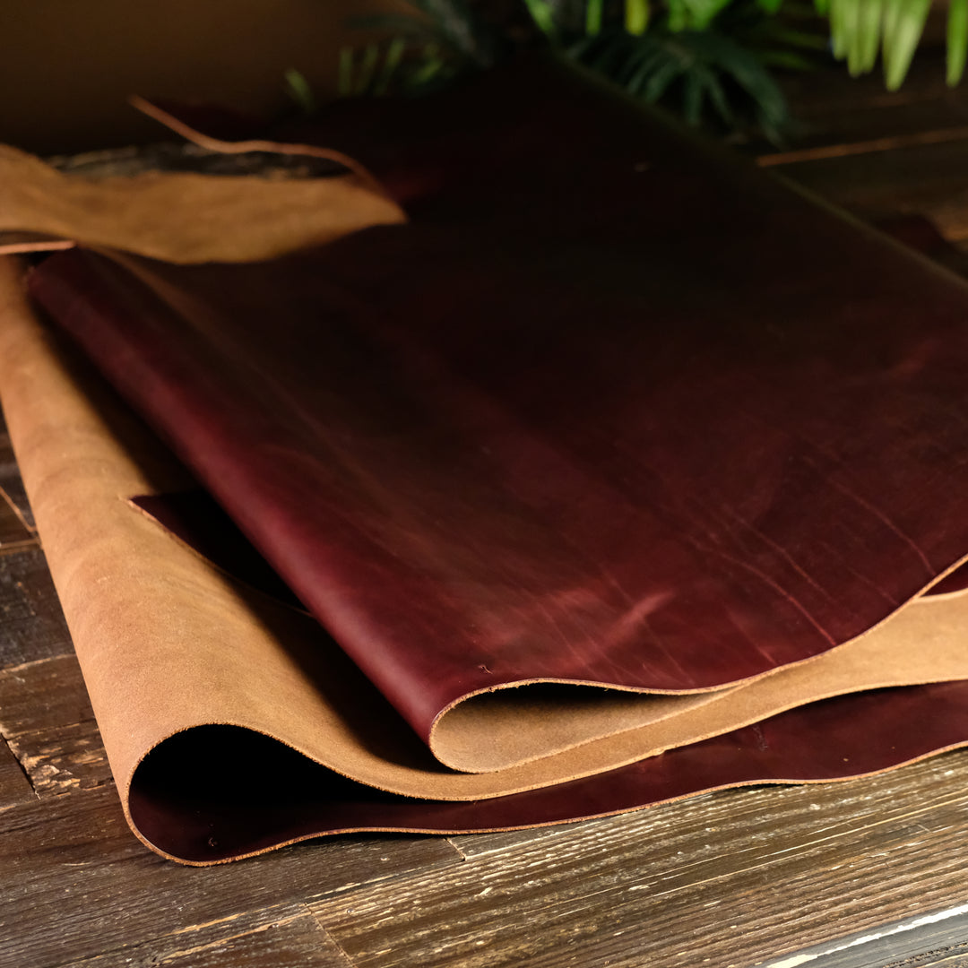 Seidel Tanning - Oxblood Double Shot 5-5.5oz (Premium) – OA Leather Supply