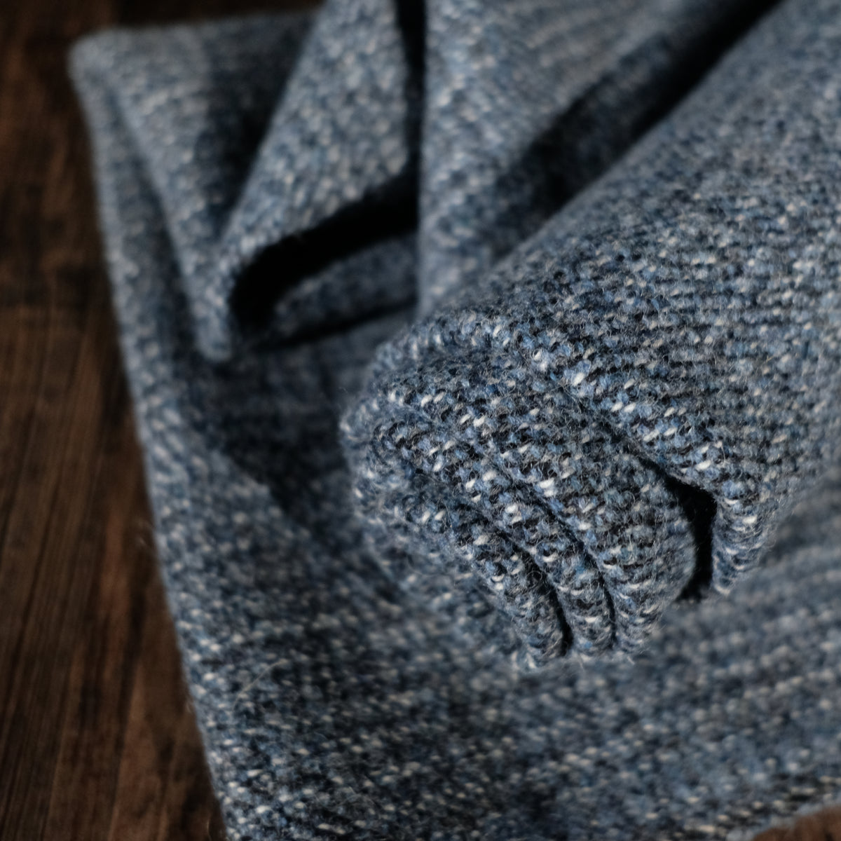 Victor Woolen Mills - Blue / Black Wool 13oz – OA Leather Supply