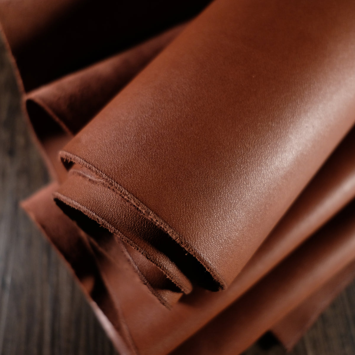 S.B. Foot - Dove Red Brown Finished 3-4oz (Standard) – OA Leather Supply