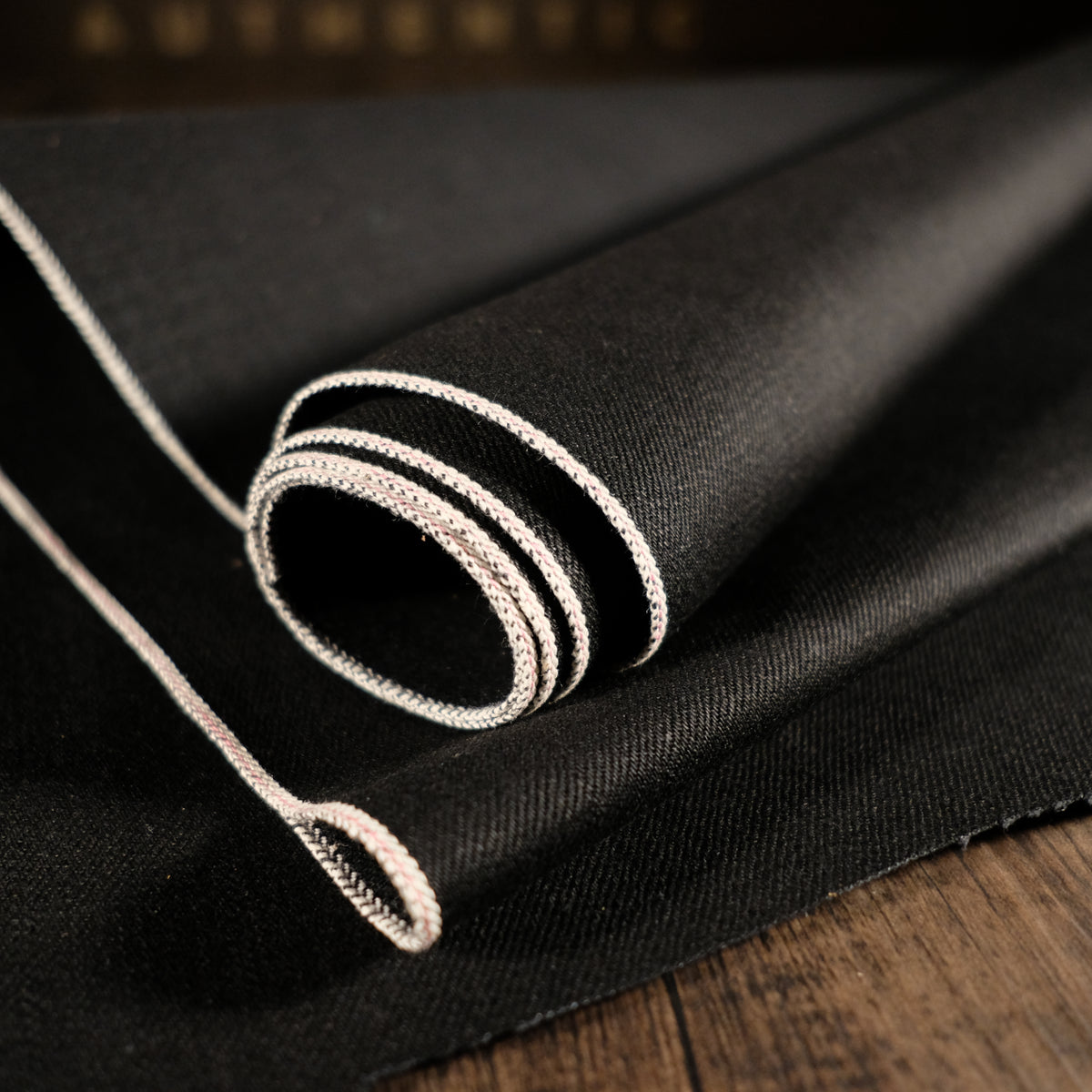 Kuroki Japan - Black Selvedge Denim 15oz – OA Leather Supply