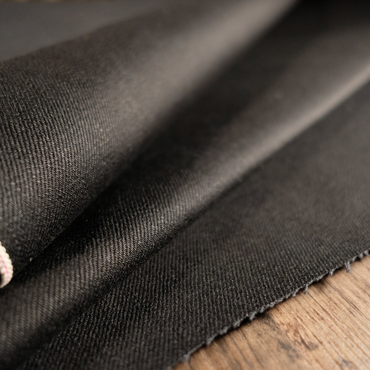 Kuroki Japan - Black Selvedge Denim 15oz – OA Leather Supply