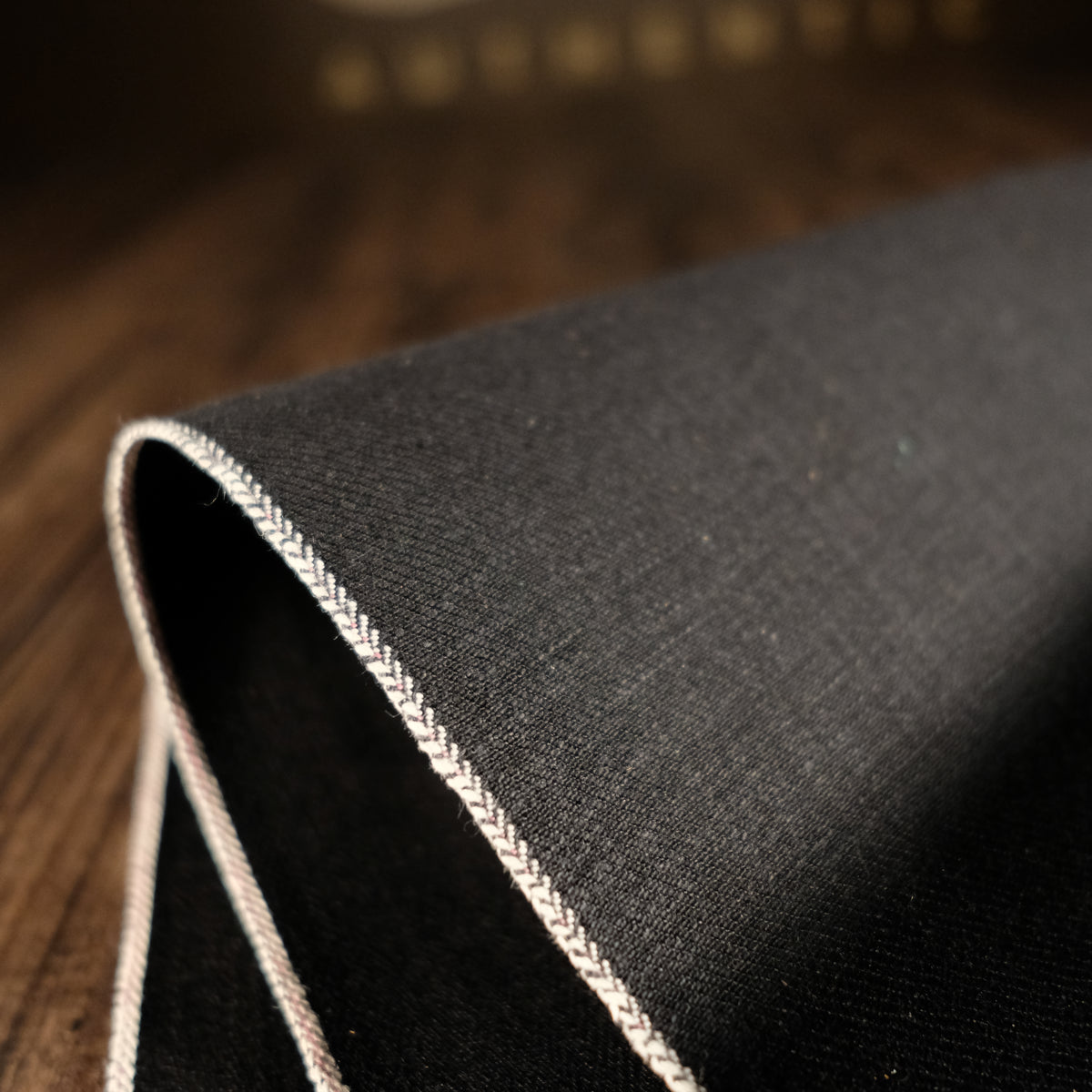 Kuroki Japan - Black Selvedge Denim 15oz – OA Leather Supply