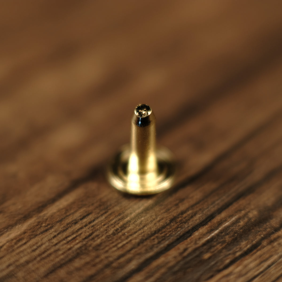 Back Post - Collar Button Stud - Brass – OA Leather Supply